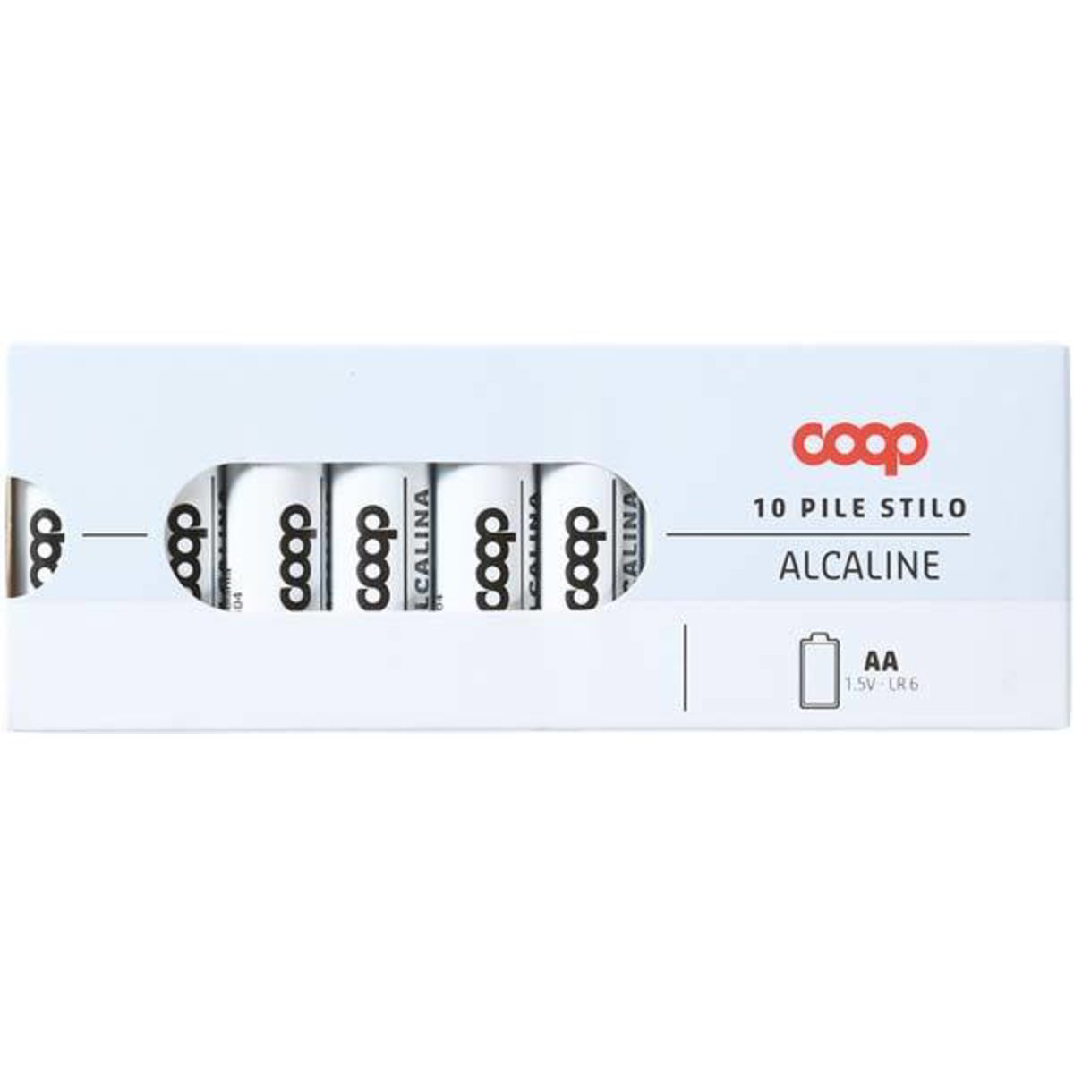 Pile stilo aa lr6 alcaline x10 COOP 1 PZ - Coop Shop