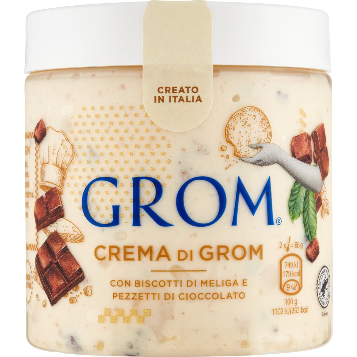Gelato alla crema di grom GROM 460 ML - Coop Shop