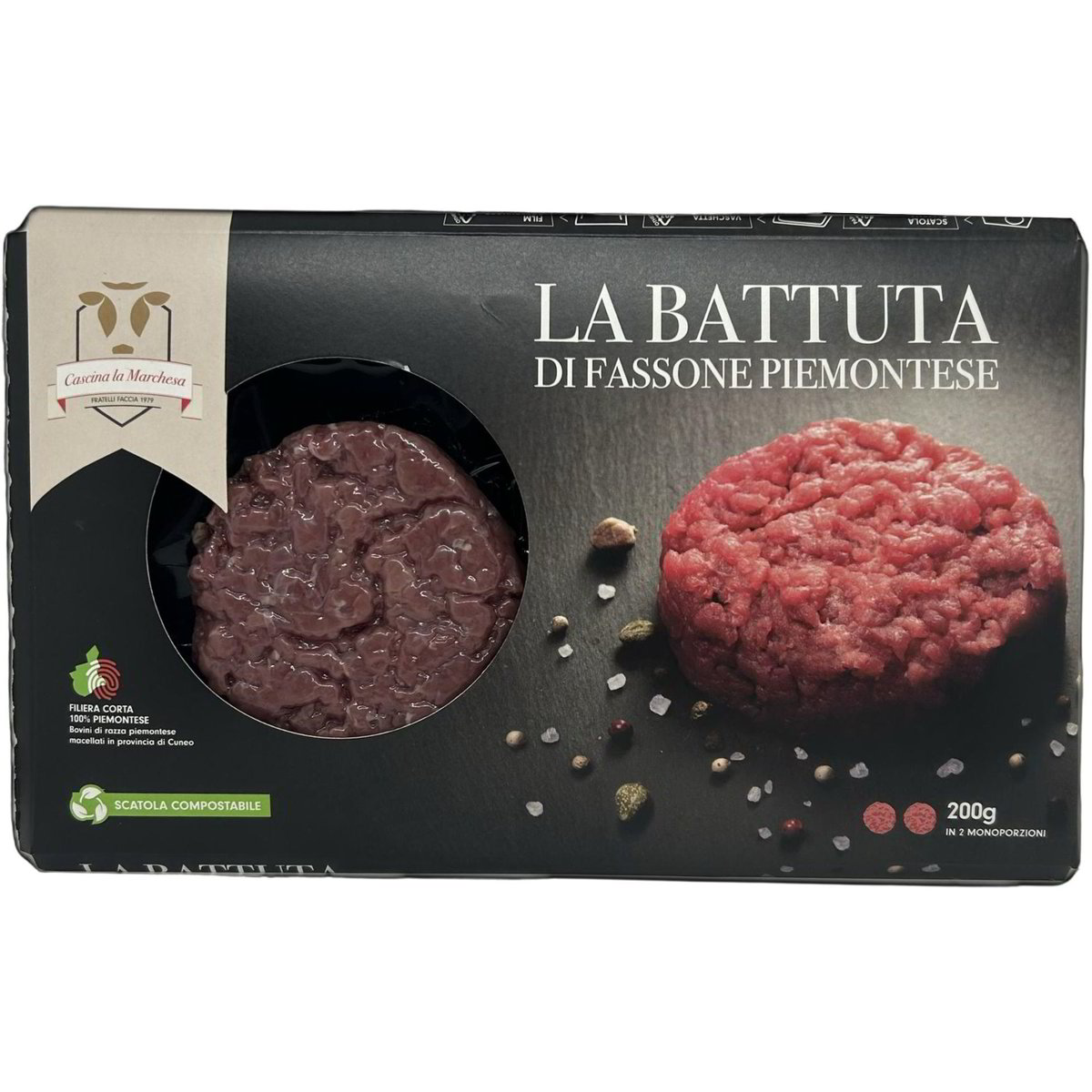 Bovino battuta di fassone piemontese CASCINA LA MARCHESA 200 G - Coop Shop