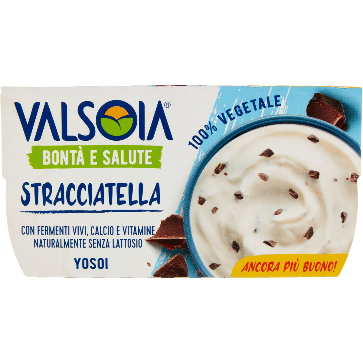 Alternativa vegetale allo yogurt stracciatella VALSOIA 2 X 125 G - Coop Shop