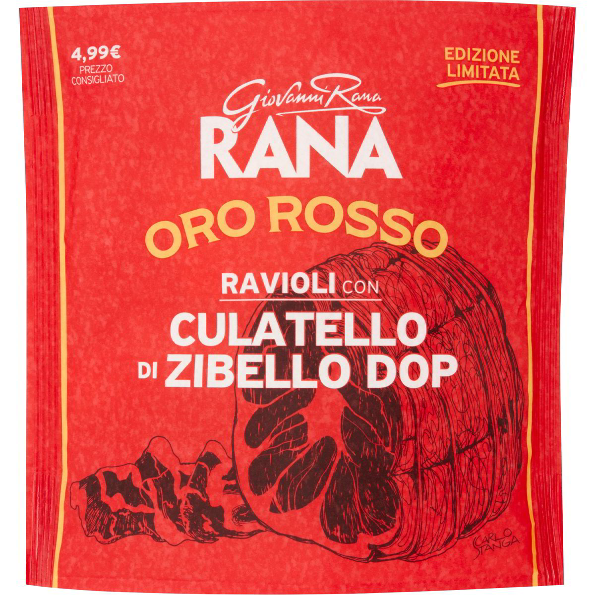 Ravioli culatello di zibello DOP oro rosso RANA 250 G - Coop Shop