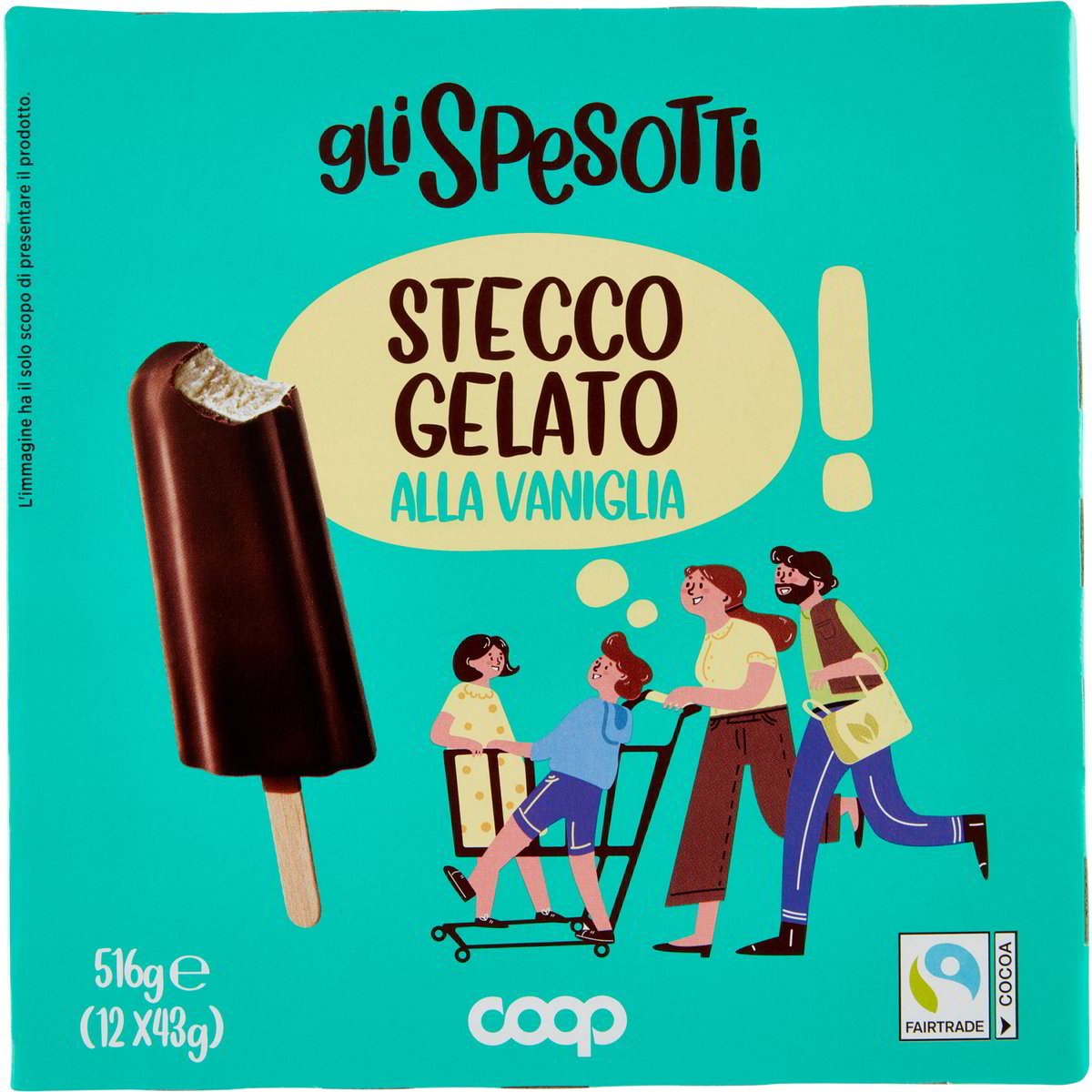 Stecco gelato alla vaniglia x12 COOP - GLI SPESOTTI 516 G - Coop Shop