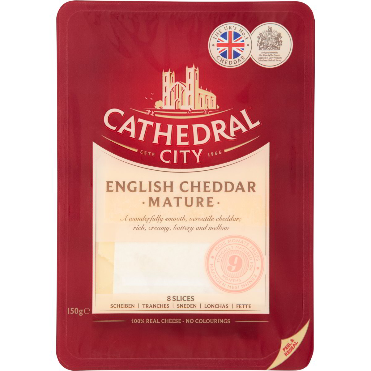 Formaggio a fette cheddar stagionato CATHEDRAL CITY 150 G - Coop Shop