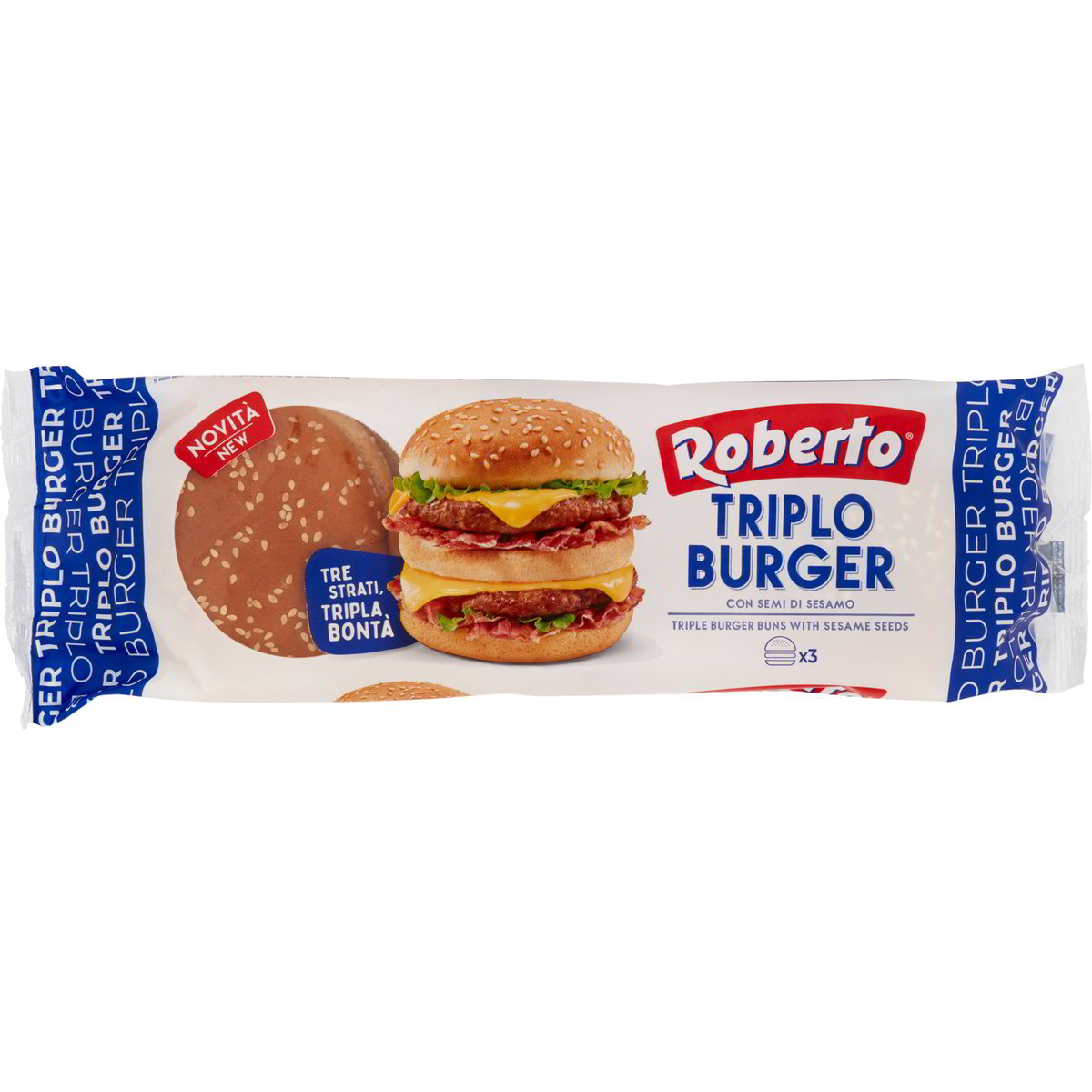 Pane per hamburger triplo burger tre strati ROBERTO 240 G - Coop Shop