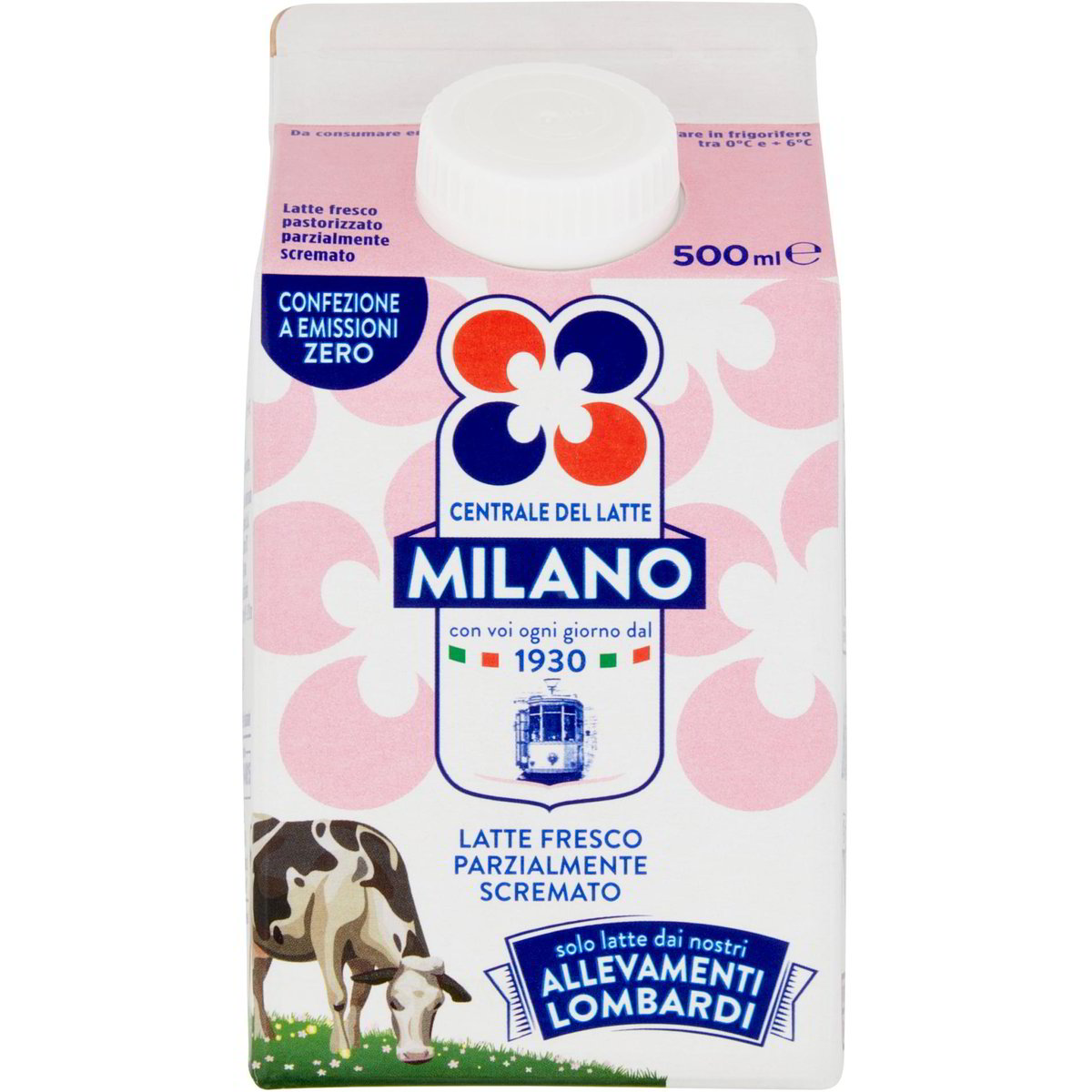 Latte fresco parzialmente scremato CENTRALE DEL LATTE 500 ML - Coop Shop