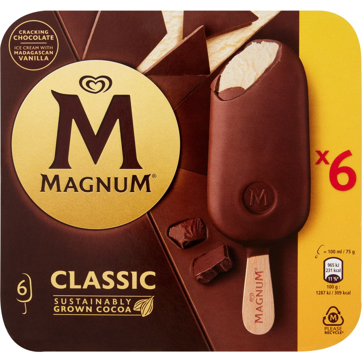Magnum classico x6 ALGIDA 474 G - Coop Shop