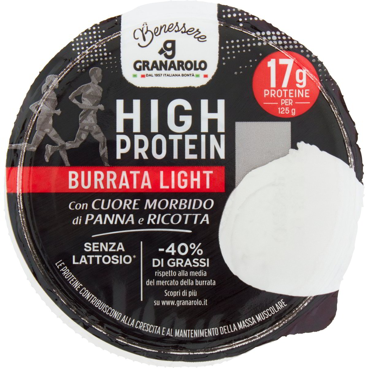 Burrata light high protein GRANAROLO 125 G - Coop Shop