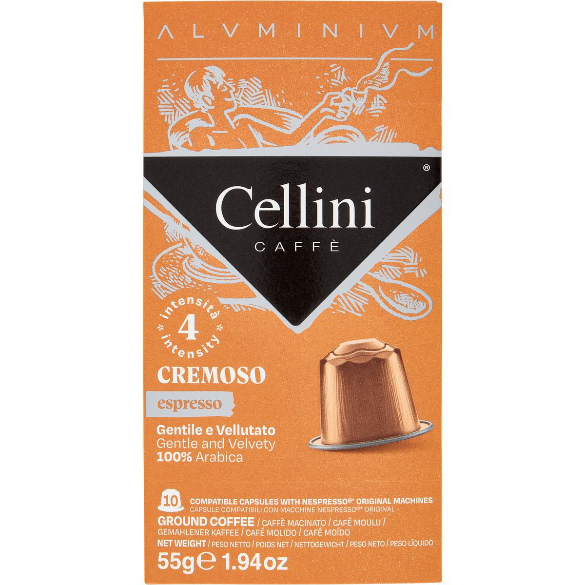 Capsule caffè espresso cremoso x10 CELLINI 1 PZ - Coop Shop