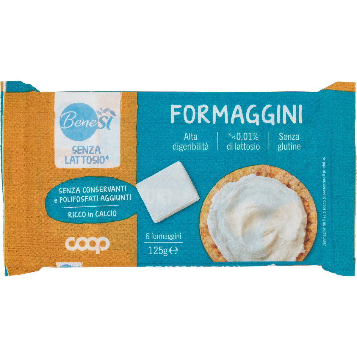 Formaggio spalmabile formaggini x6 COOP - BENE SI' 125 G - Coop Shop