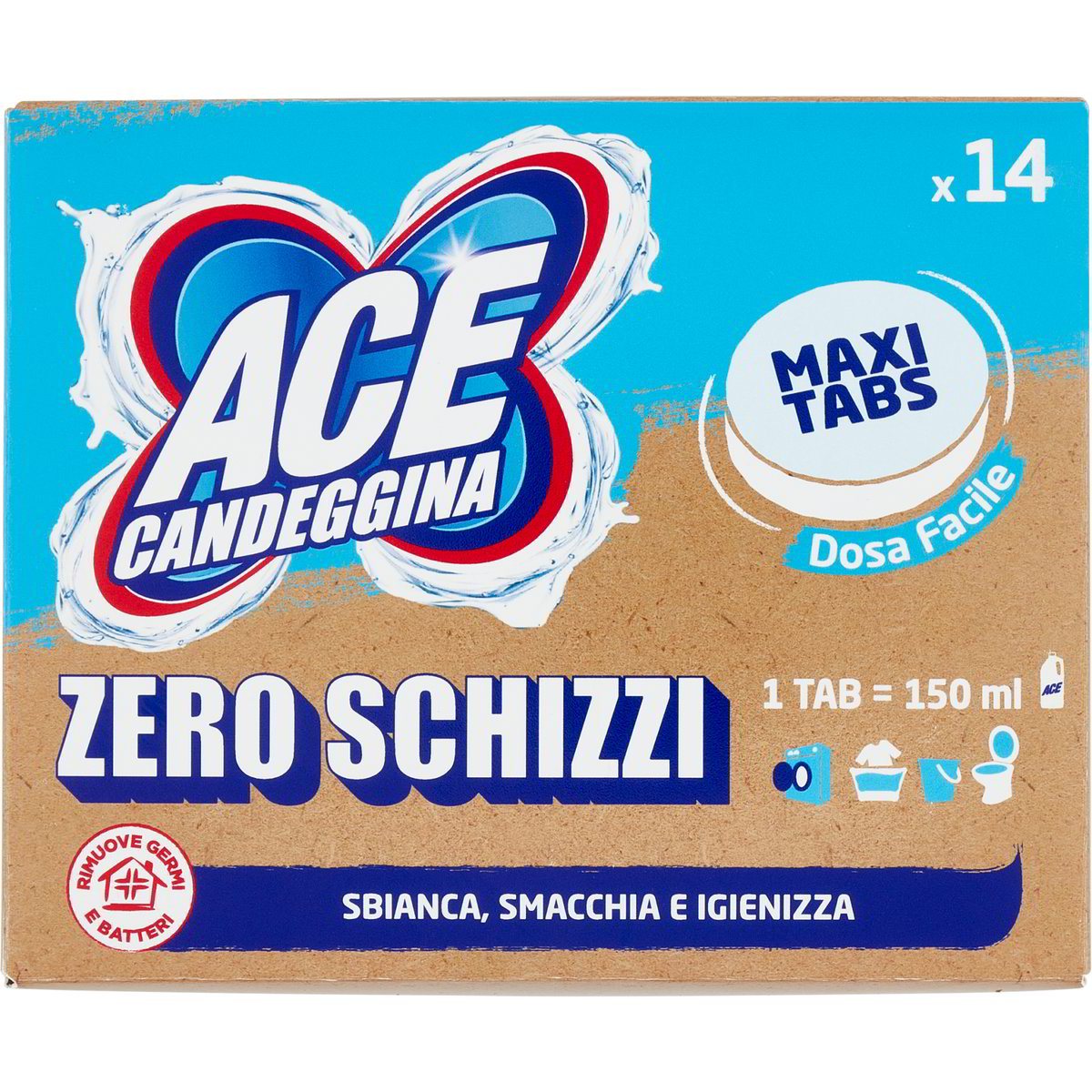 Candeggina profumata monodosi green ACE 14 X 15 G - Coop Shop