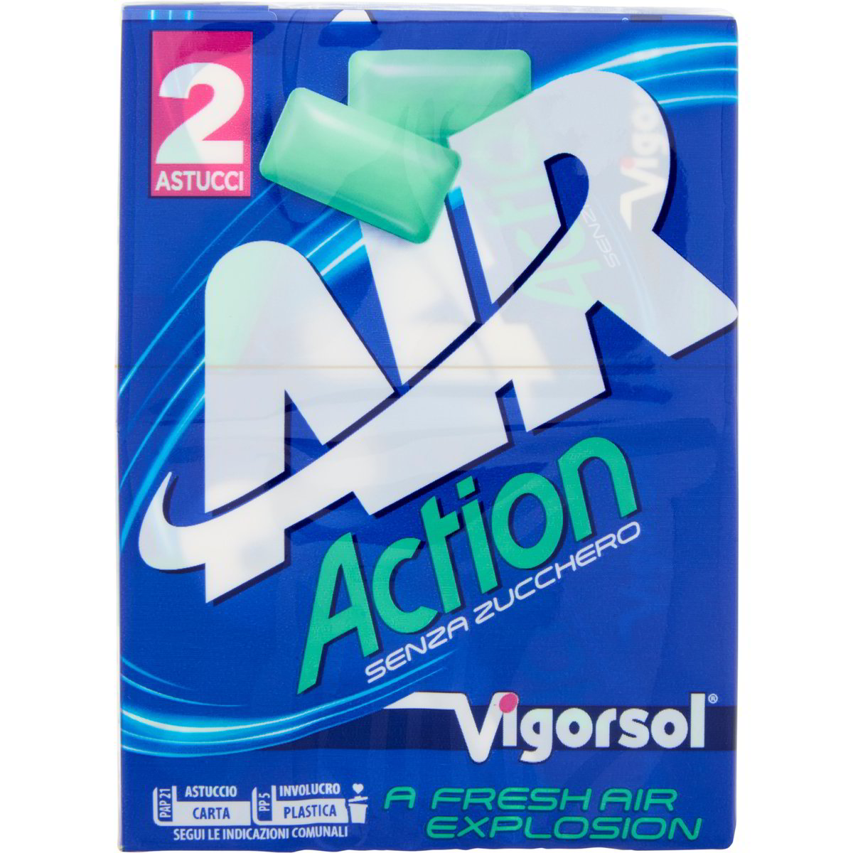 Chewing gum air action x2 VIGORSOL 54 G - Coop Shop