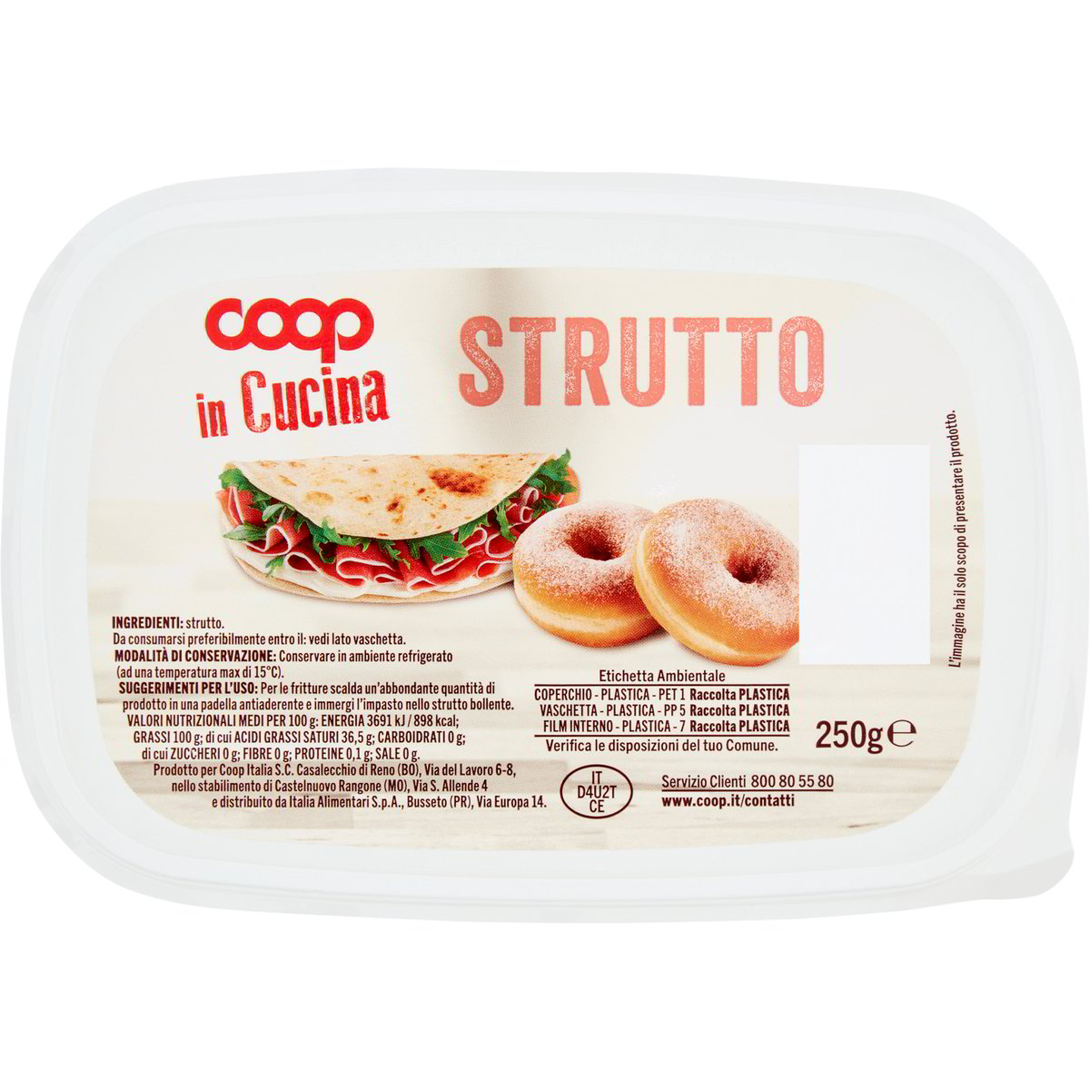 Strutto COOP 250 G - Coop Shop