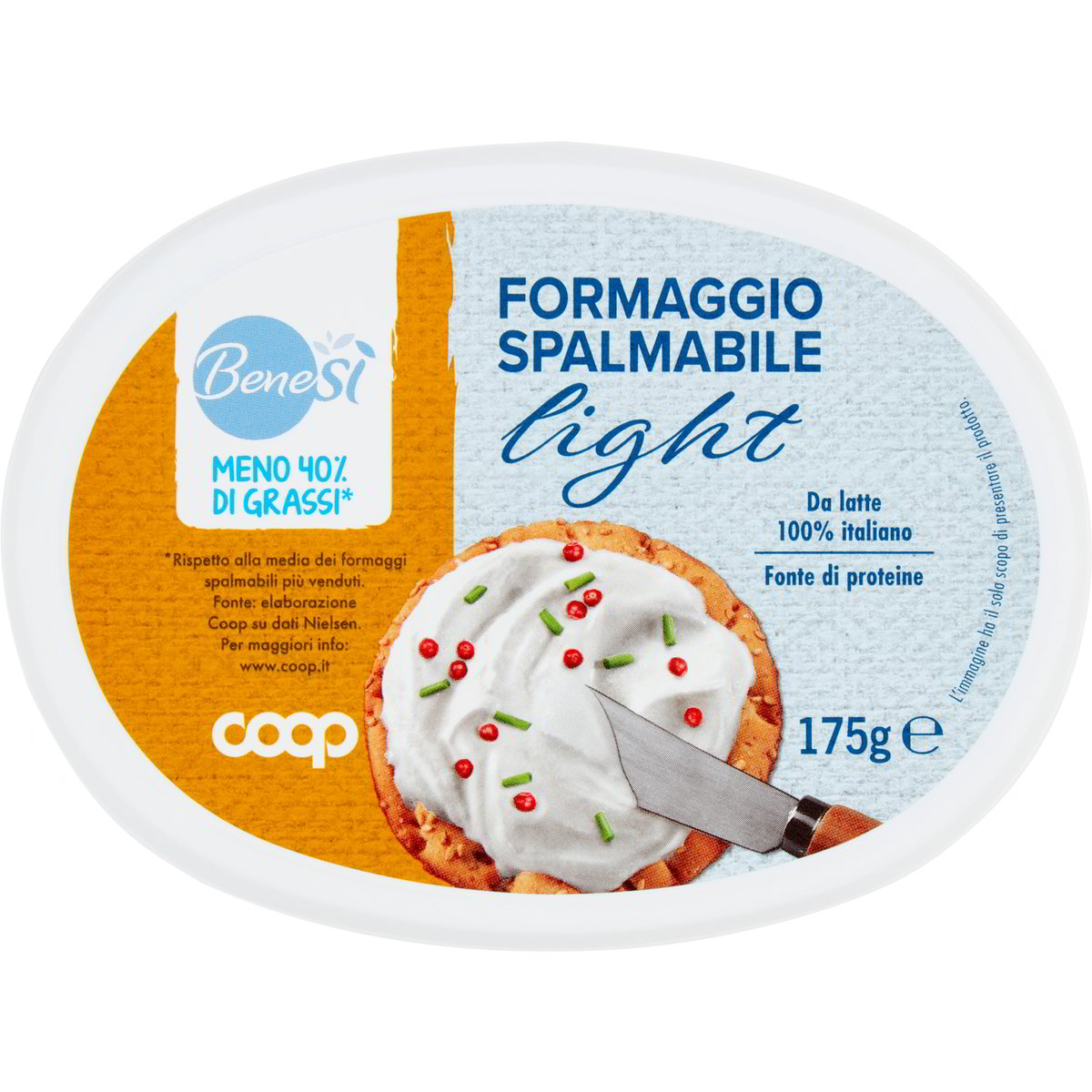 Formaggio spalmabile light COOP - BENE SI' 175 G - Coop Shop