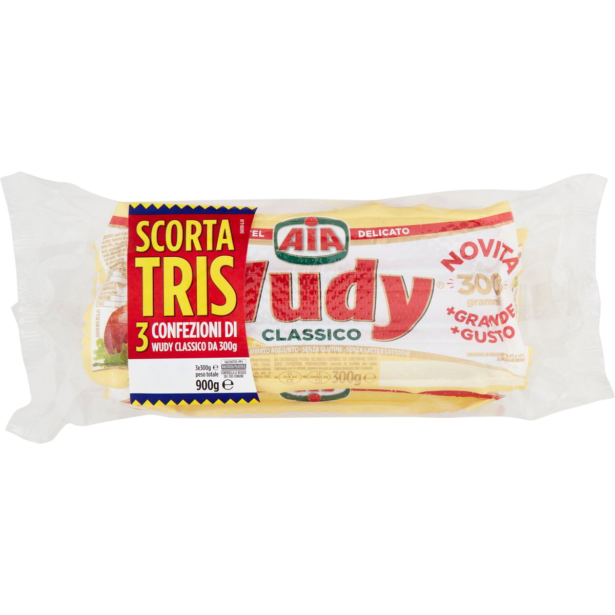 Wurstel wudy classico tris AIA 3 X 300 G - Coop Shop