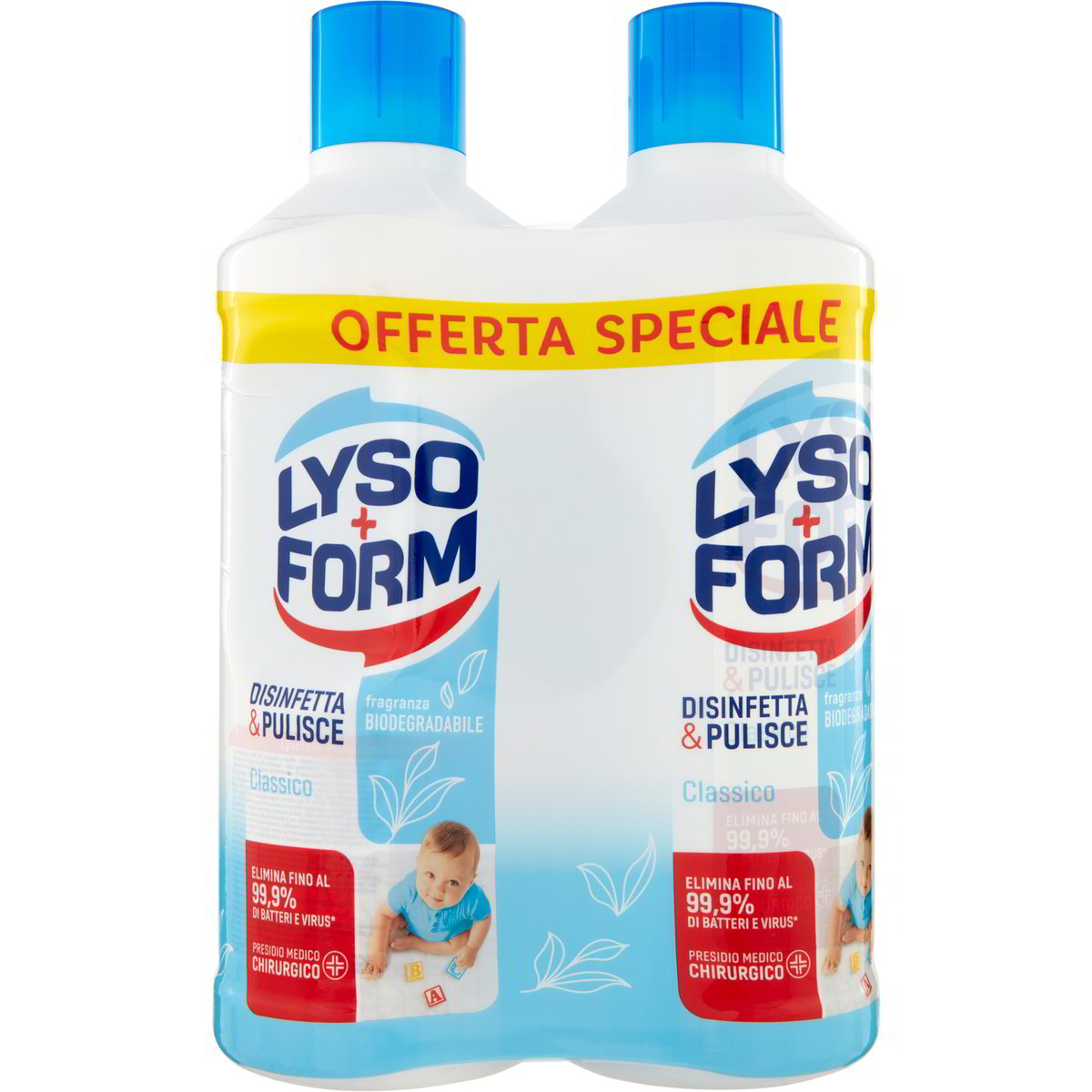 Disinfettante e pulente classico LYSOFORM 2 X 1100 ML - Coop Shop