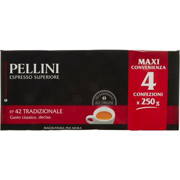 Caffè macinato per moka n.42 tradizionale PELLINI 1000 G - Coop Shop