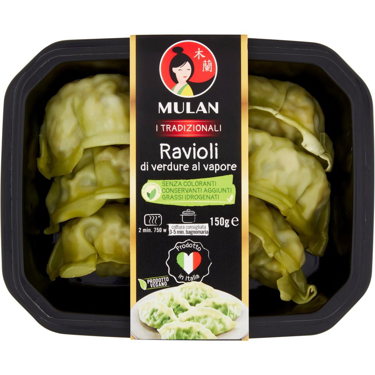 Ravioli al vapore verdi MULAN 150 G - Coop Shop