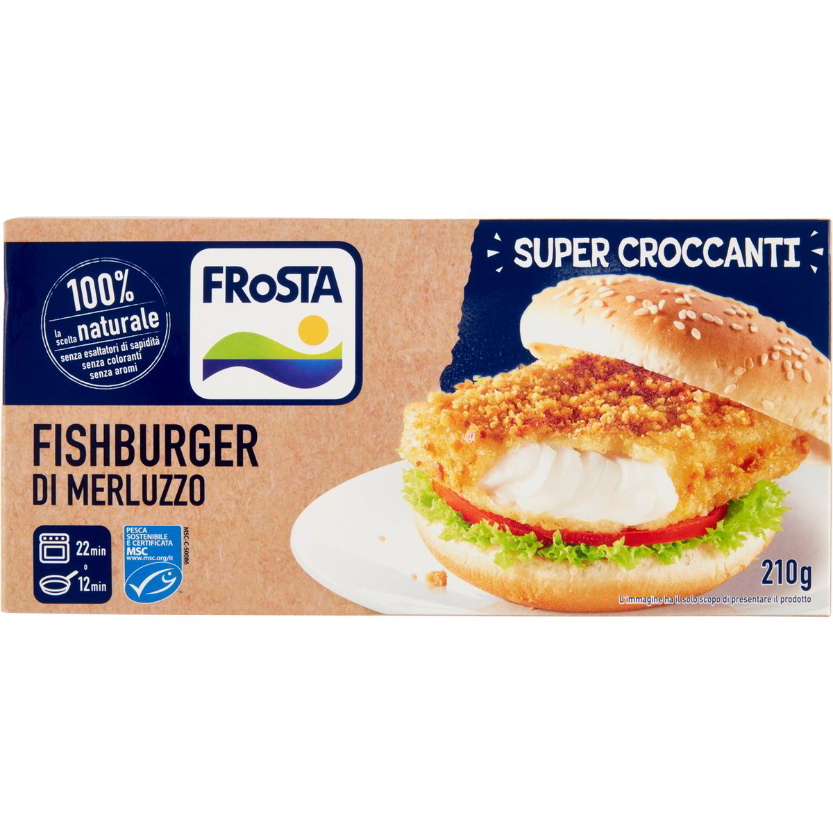 Fishburger di merluzzo FROSTA 210 G - Coop Shop