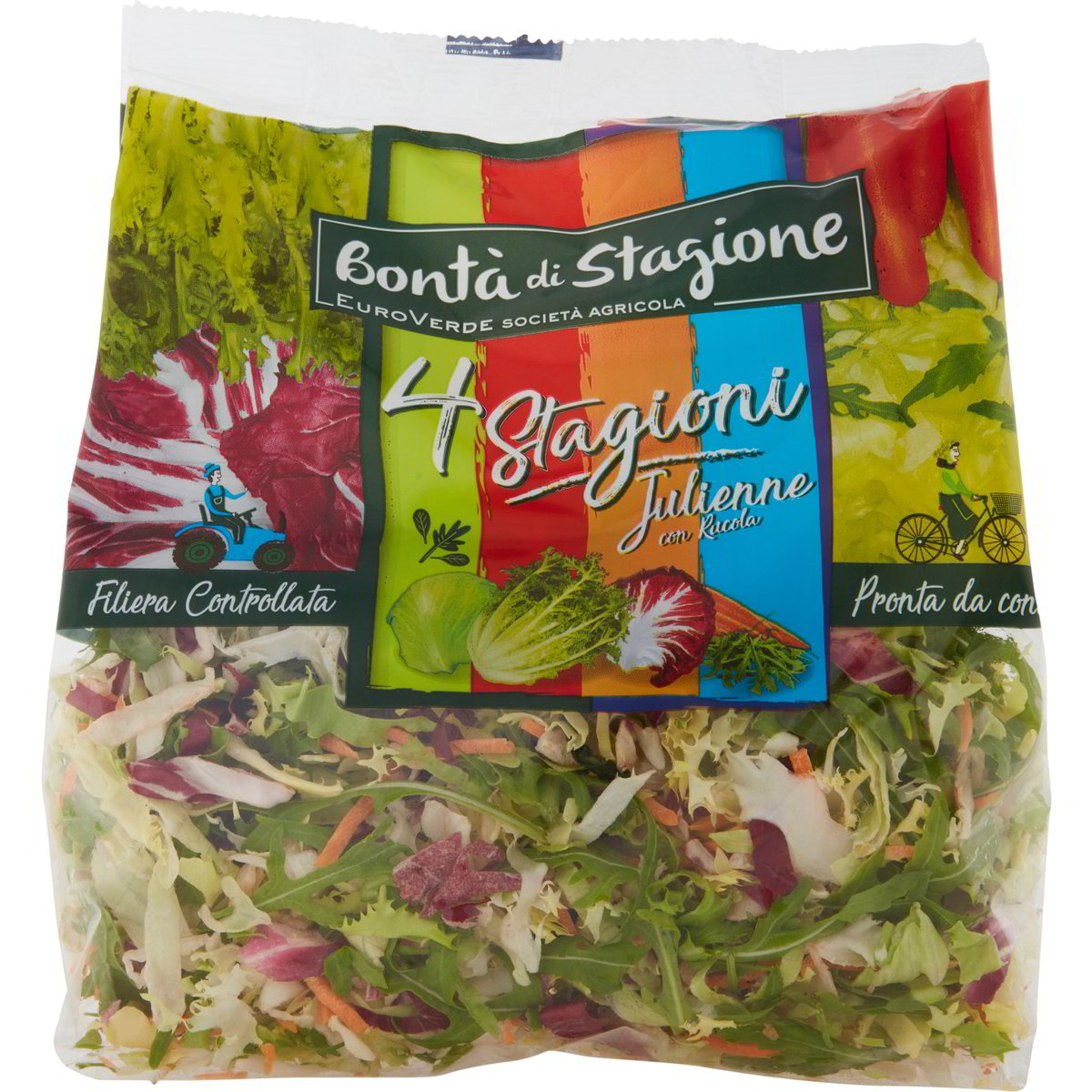 Insalata 4 stagioni julienne con rucola BONTA' DI STAGIONE 220 G - Coop ...