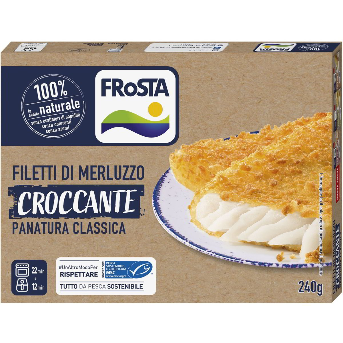 Merluzzo filetti croccanti FROSTA 240 G - Coop Shop