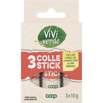 Colla stick x3 COOP - VIVI VERDE 3 X 10 G - Coop Shop