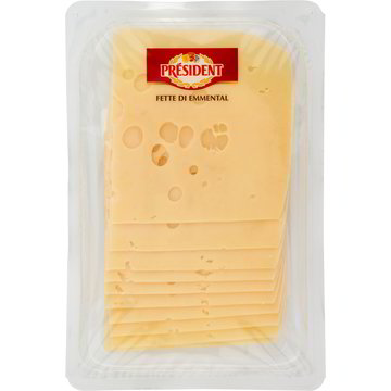 Emmental a fette PRÉSIDENT 140 G - Coop Shop