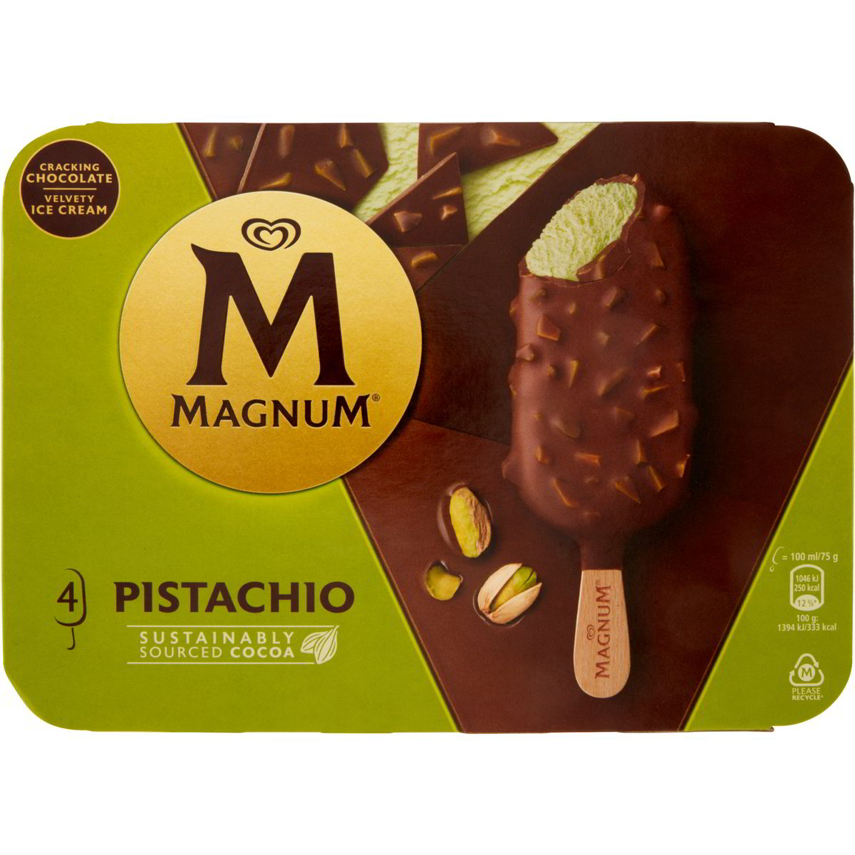 Magnum pistacchio ALGIDA 4 X 75 G - Coop Shop