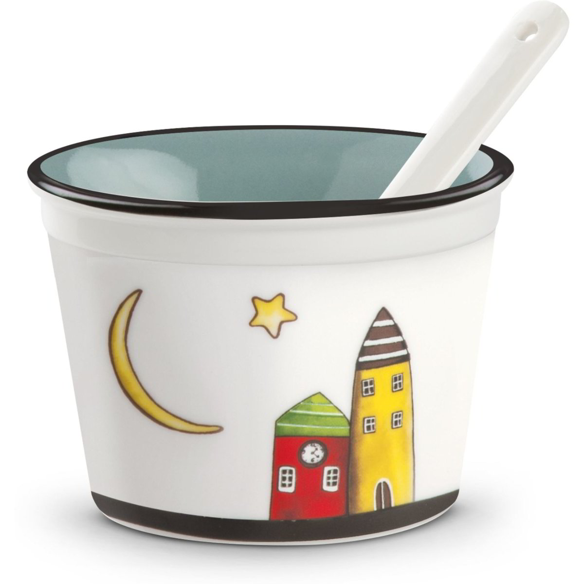 Coppetta gelato azzurra con cucchiaino EGAN 1 PZ - Coop Shop