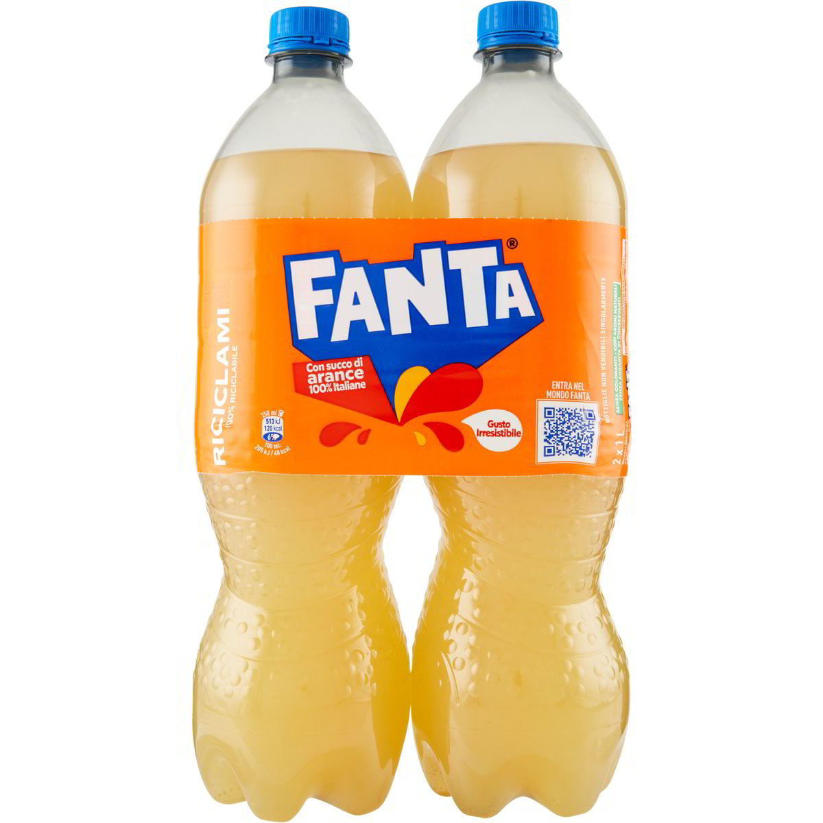 Fanta orange FANTA 2 X 1000 ML - Coop Shop
