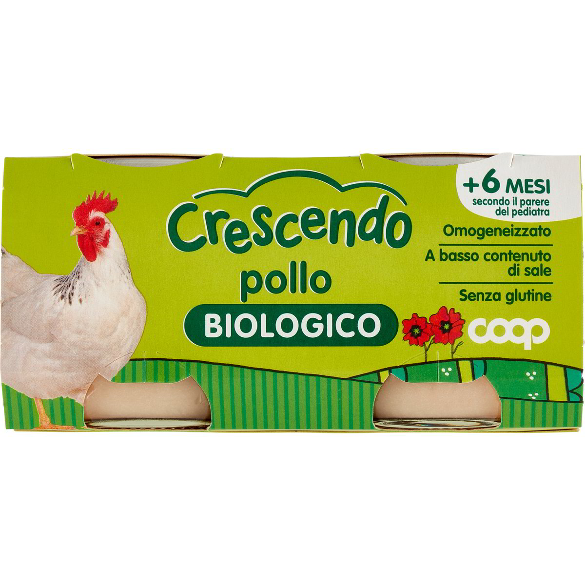 Omogeneizzato pollo COOP - CRESCENDO 2 X 80 G - Coop Shop