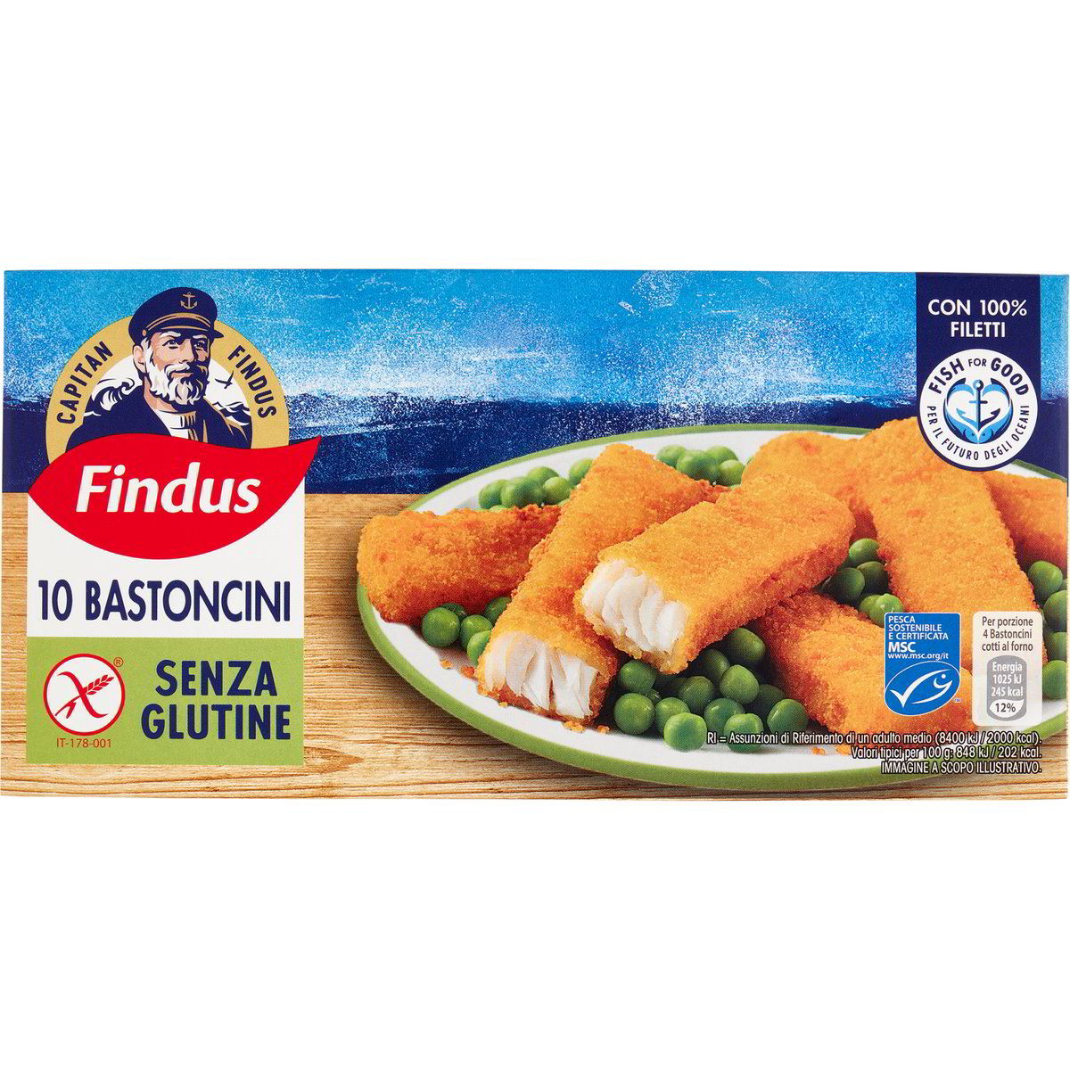 Merluzzo 10 bastoncini FINDUS 300 G - Coop Shop