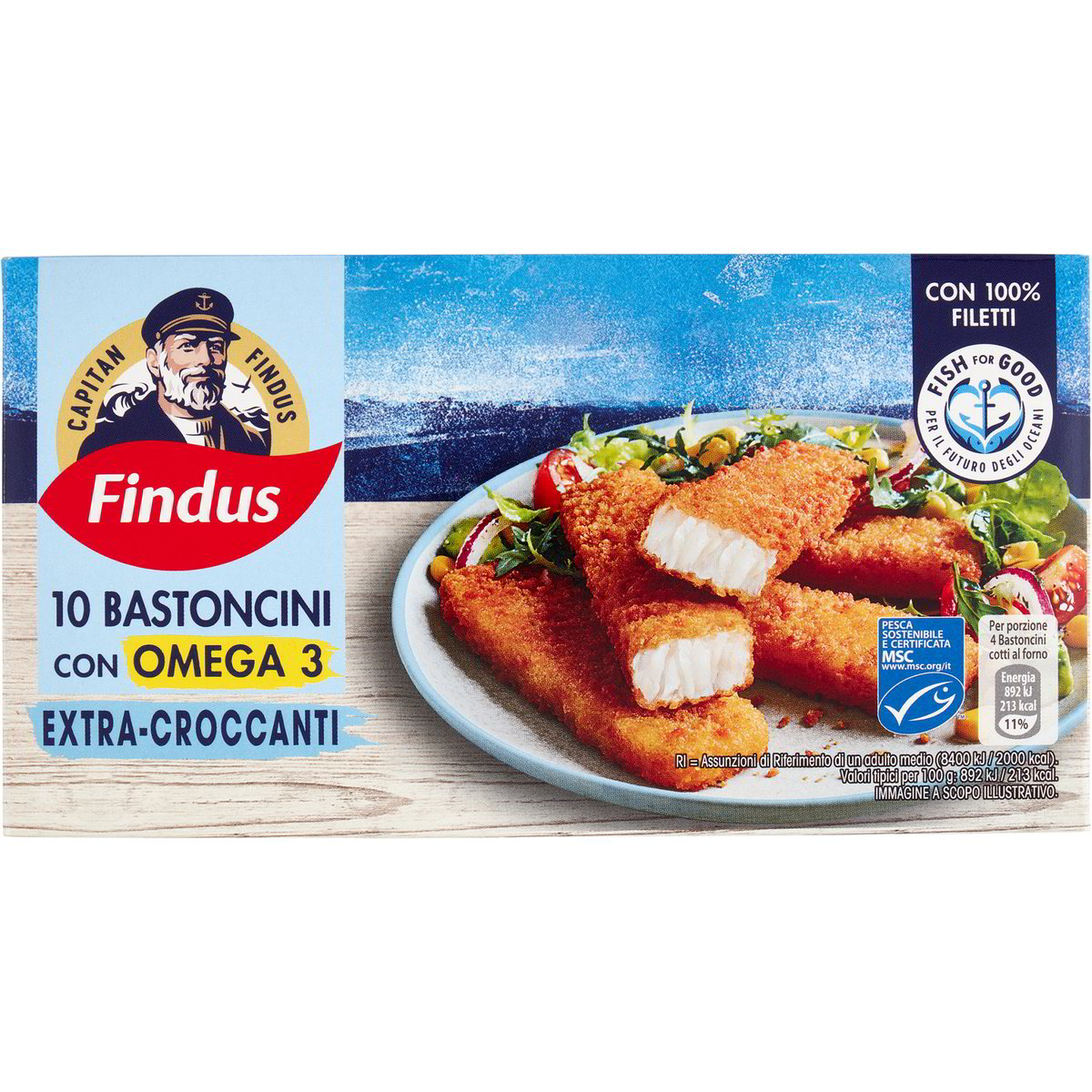 Merluzzo 10 bastoncini FINDUS 250 G - Coop Shop