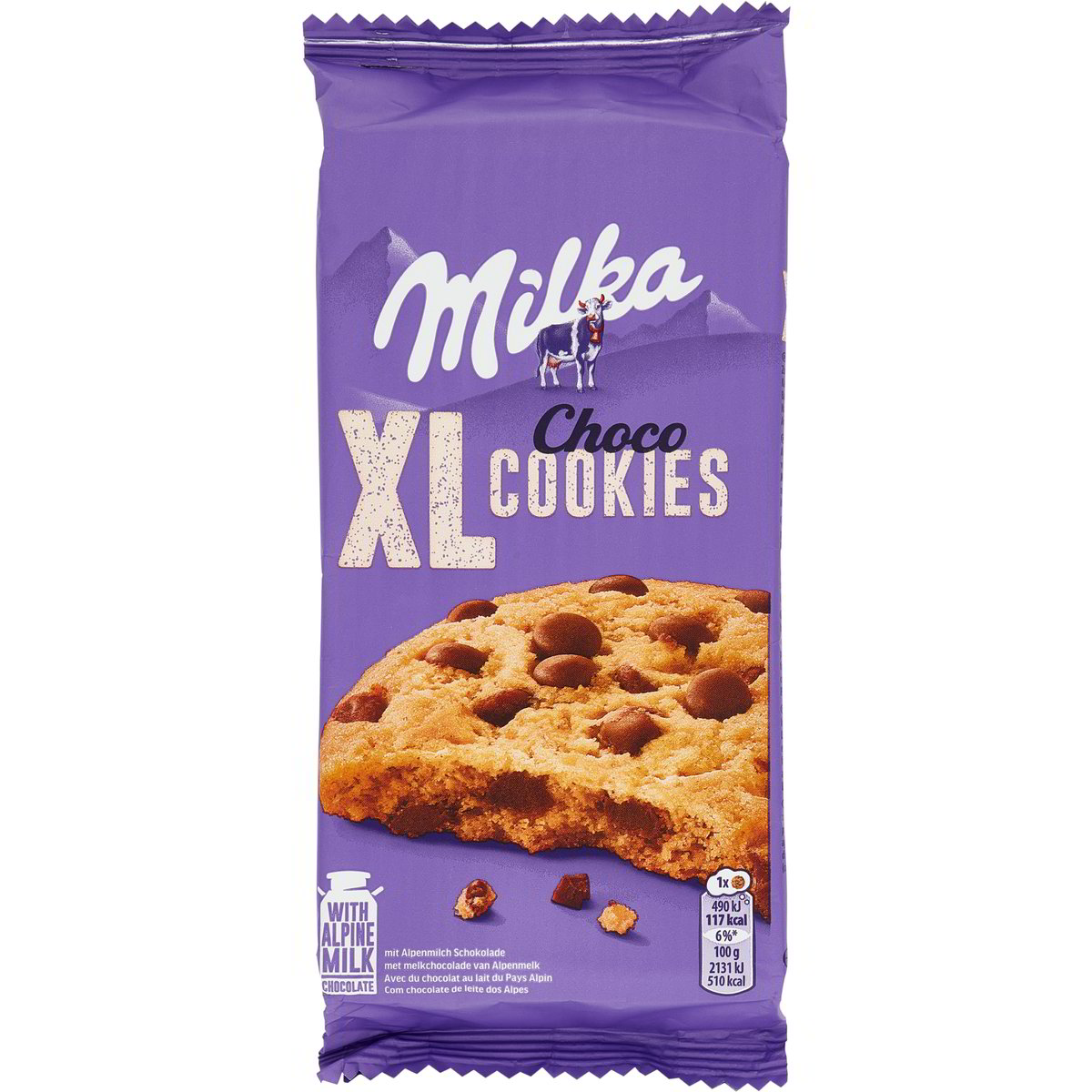 Biscotti cookies xl al cioccolato al latte MILKA 184 G - Coop Shop