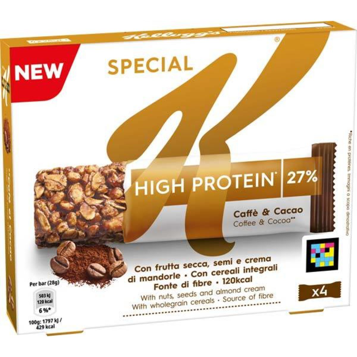 Barretta proteica al caffè e cacao special k KELLOGG'S 112 G - Coop Shop