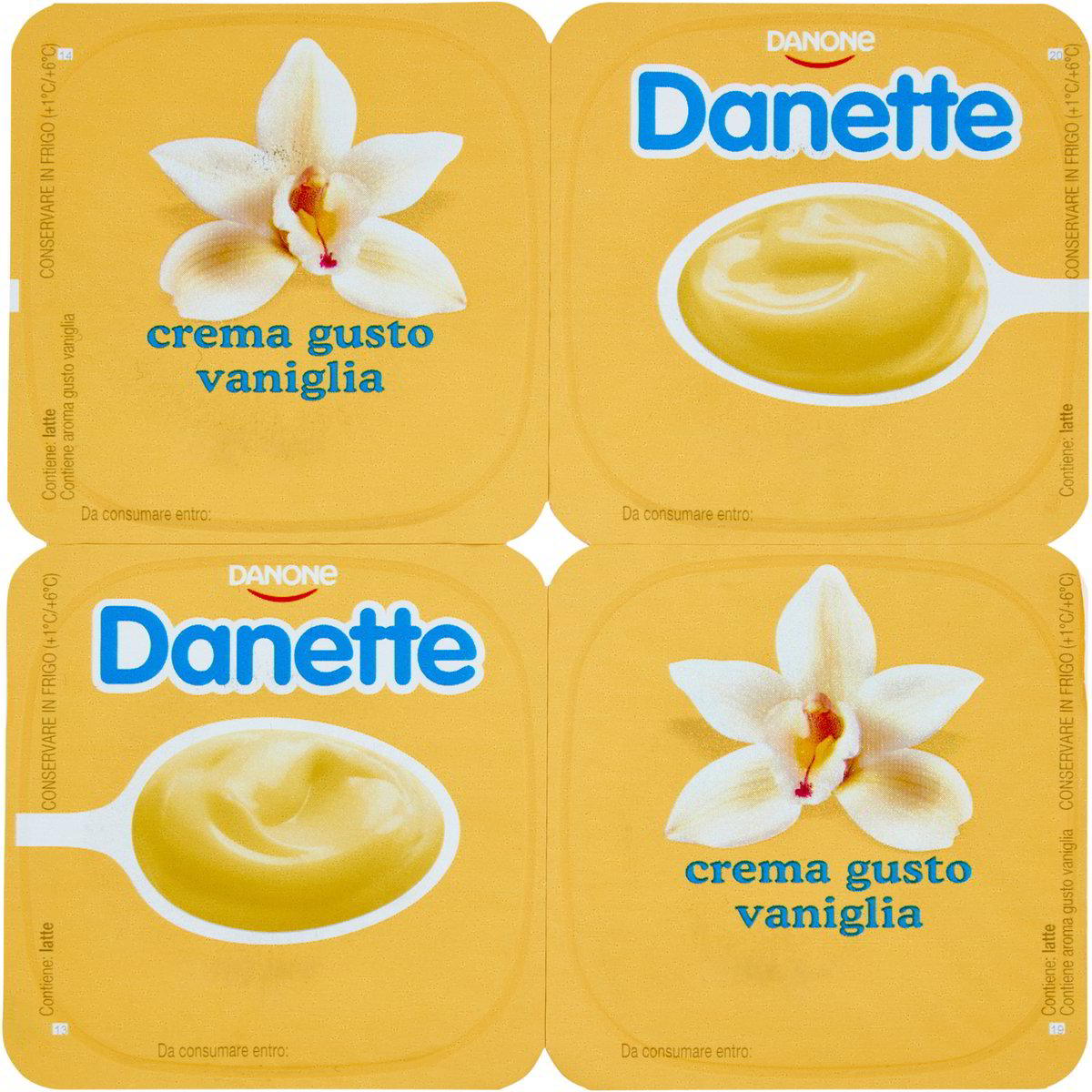 Danette crema dessert vaniglia DANONE 4 X 125 G - Coop Shop