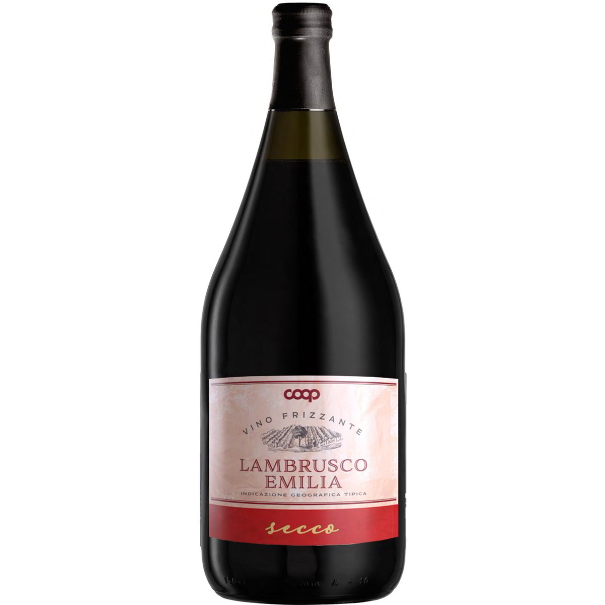 Vino rosso lambrusco emilia frizzante secco IGT COOP 1500 ML - Coop Shop