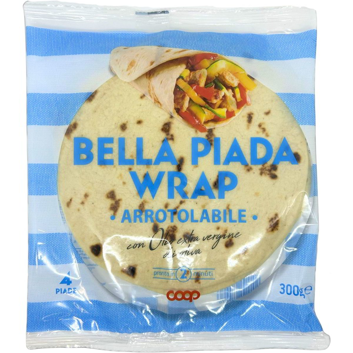 Piadina olio evo arrotolabile bella piada wrap x3 - Coop Shop