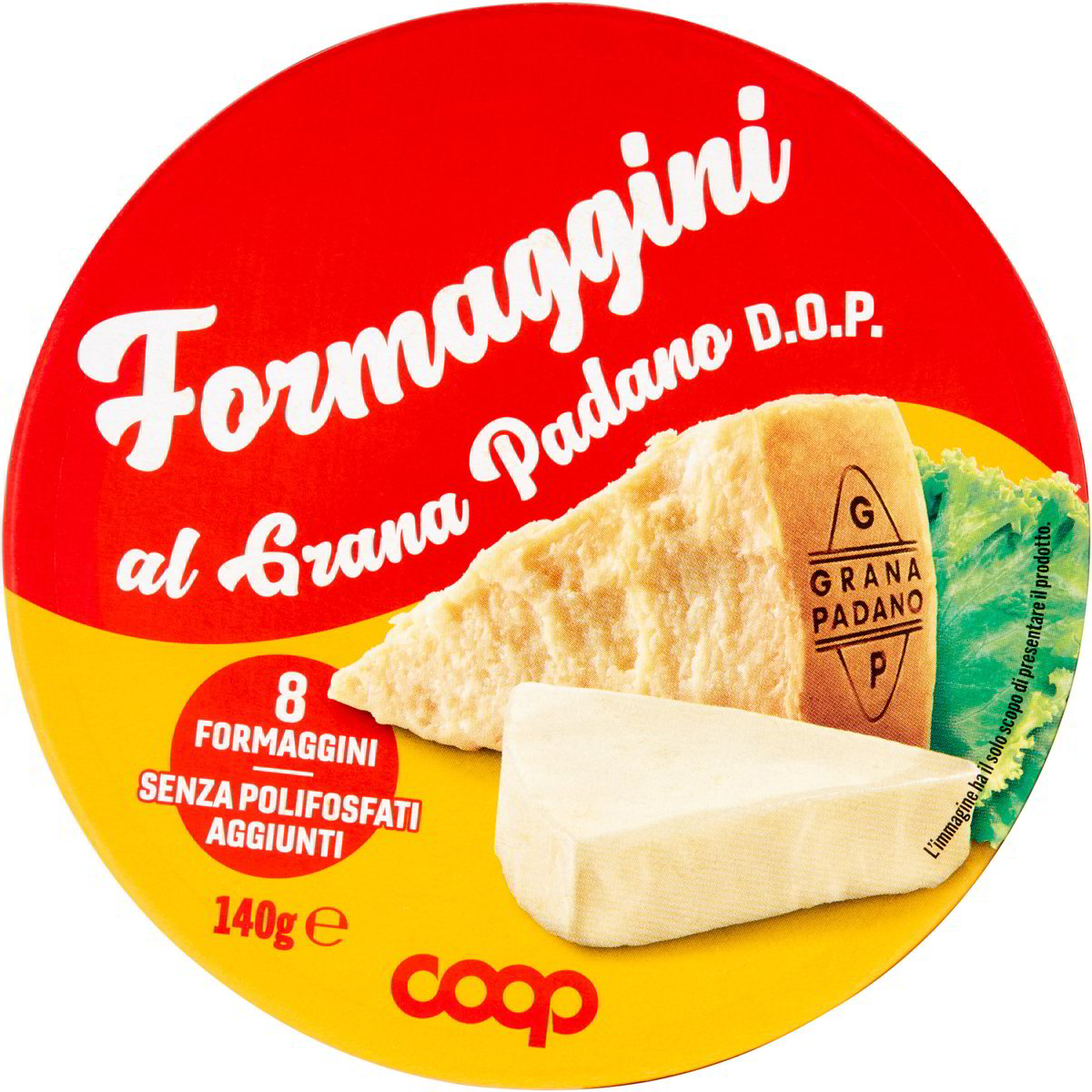Formaggini al grana padano DOP COOP 8 X 17,5 G - Coop Shop
