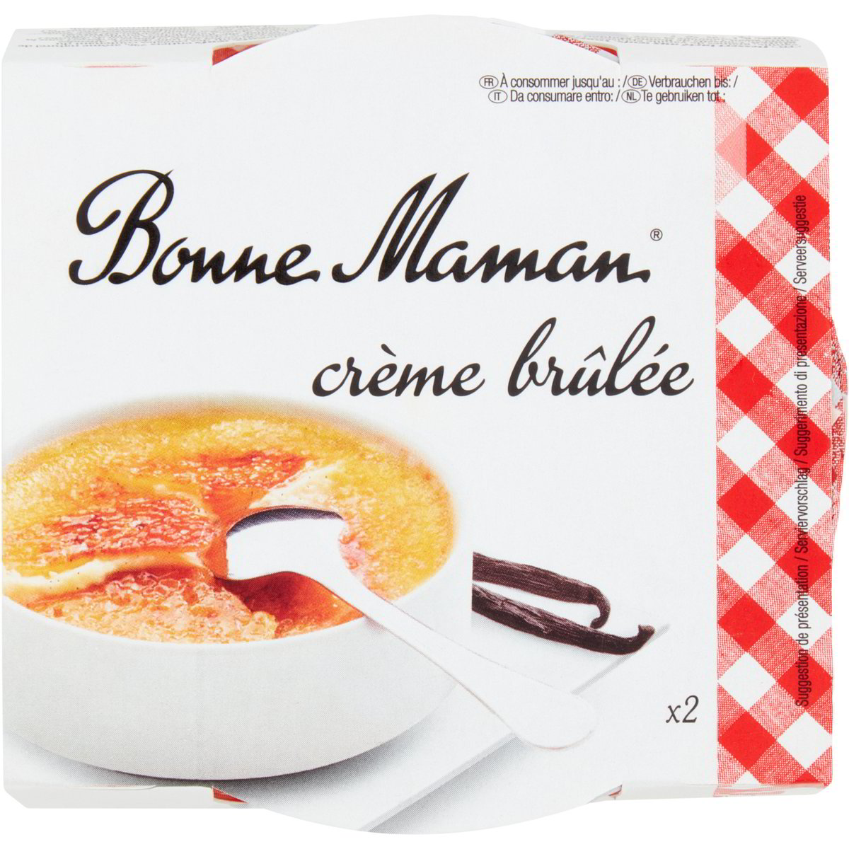 Dessert creme brulèe BONNE MAMAN 2 X 100 G - Coop Shop