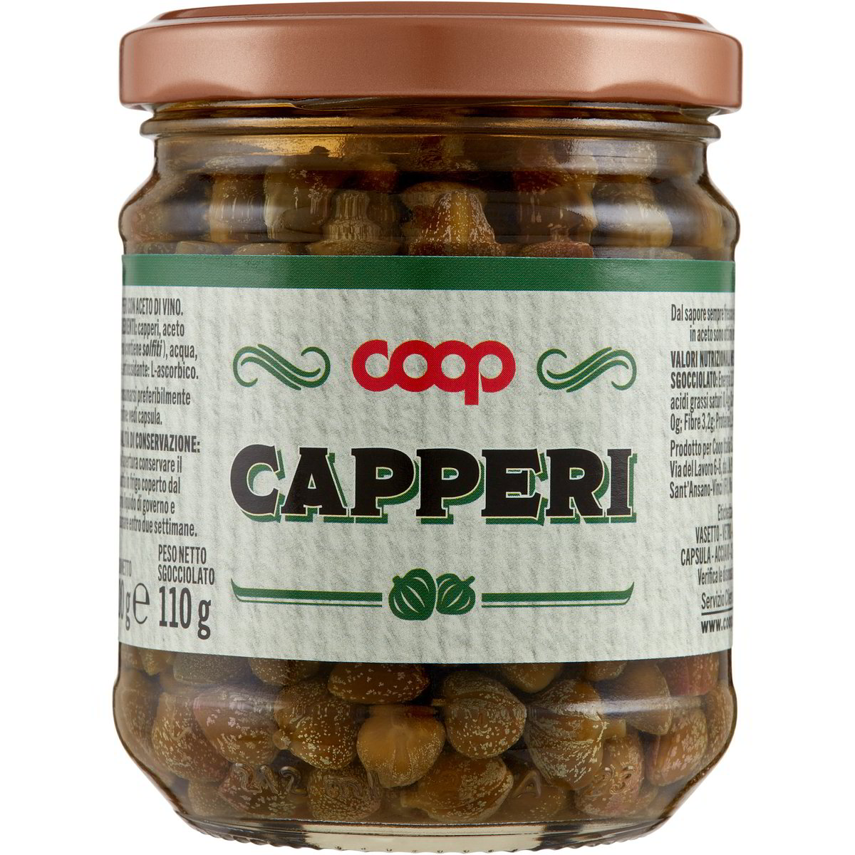 Capperi all'aceto COOP 110 G - Coop Shop