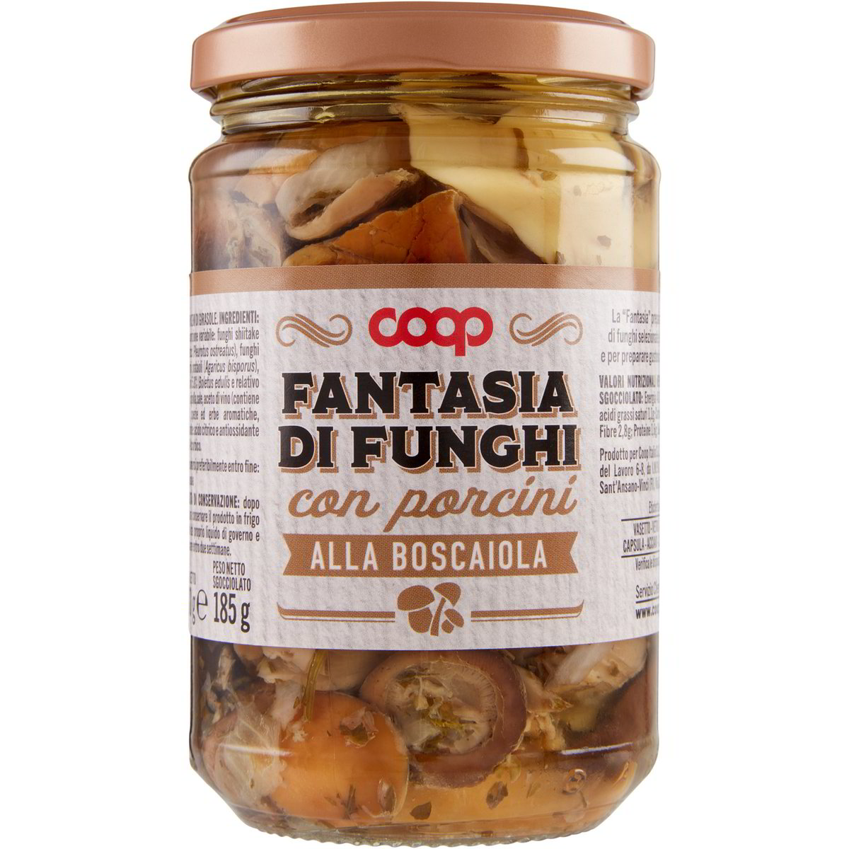 Funghi alla boscaiola con porcini fantasia COOP 280 G - Coop Shop