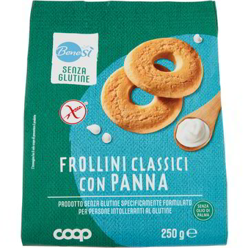 Biscotti frollini classici con panna COOP - BENE SI' 250 G - Coop Shop