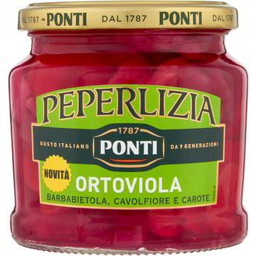 Verdure mix in agrodolce ortoviola peperlizia PONTI 350 G - Coop Shop