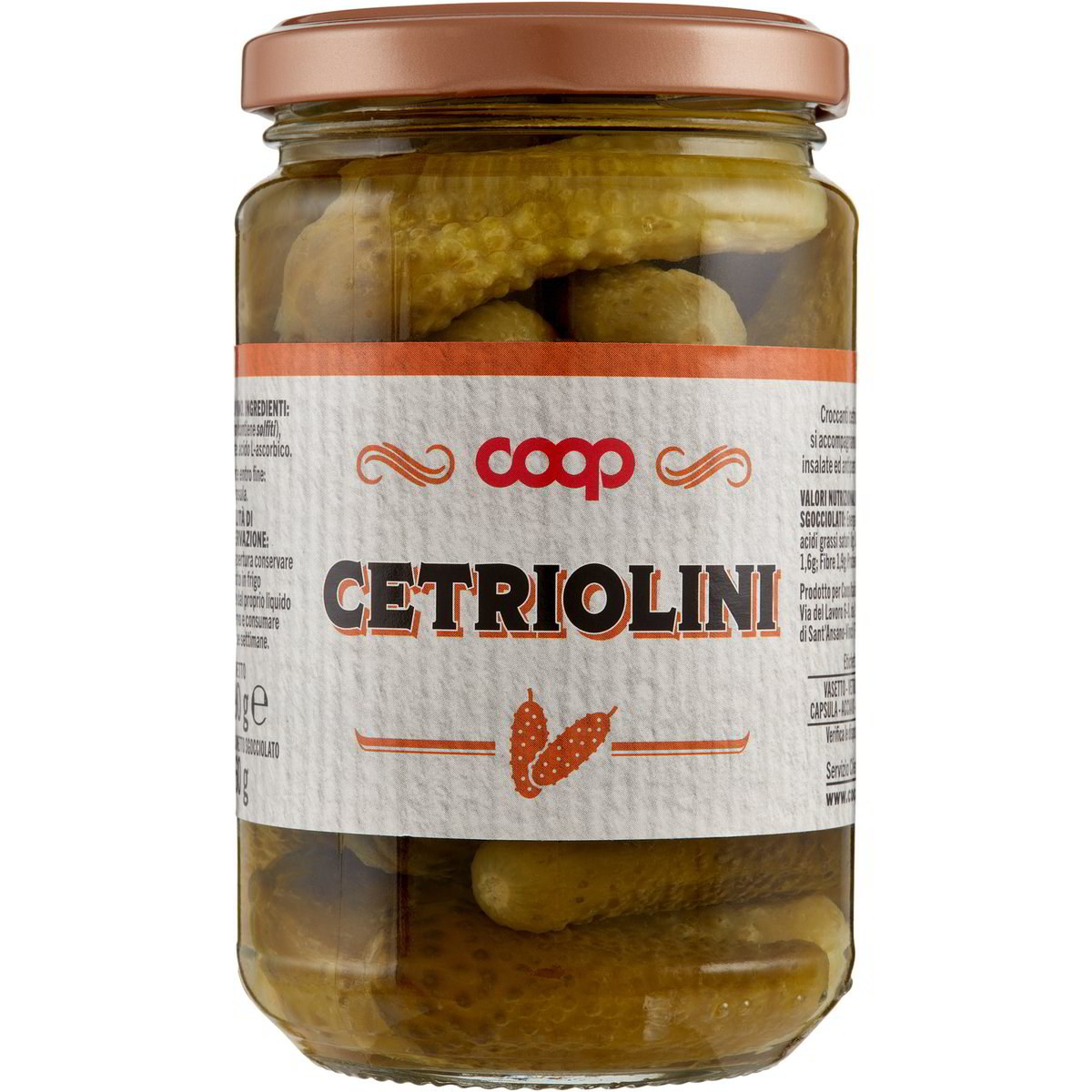 Cetriolini sott'aceto COOP 290 G - Coop Shop