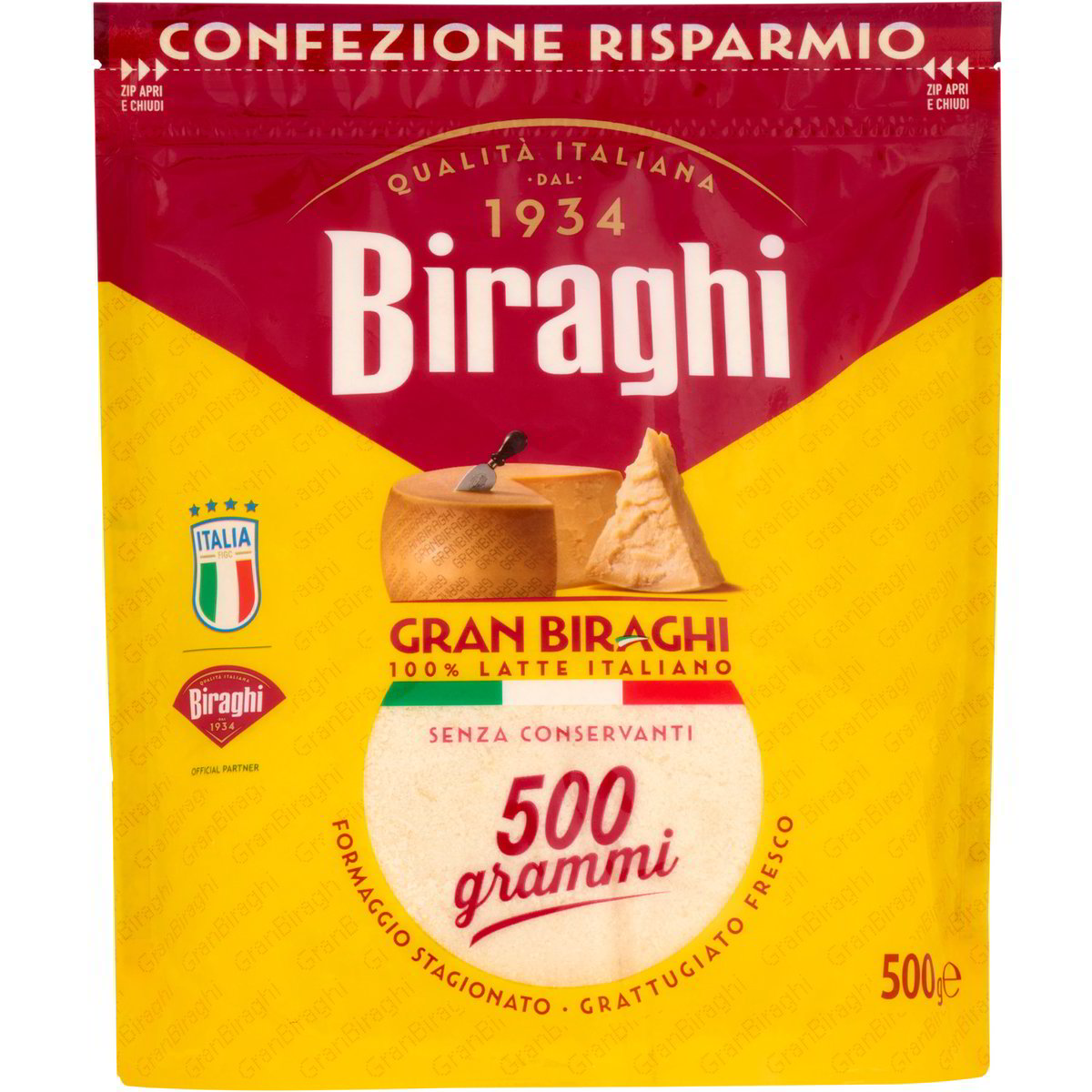 Formaggio grattugiato BIRAGHI 500 G - Coop Shop