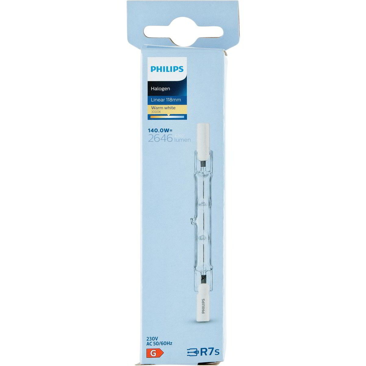 Lampadina alogena linear 118mm 140w r7s 3000k PHILIPS 1 PZ - Coop Shop
