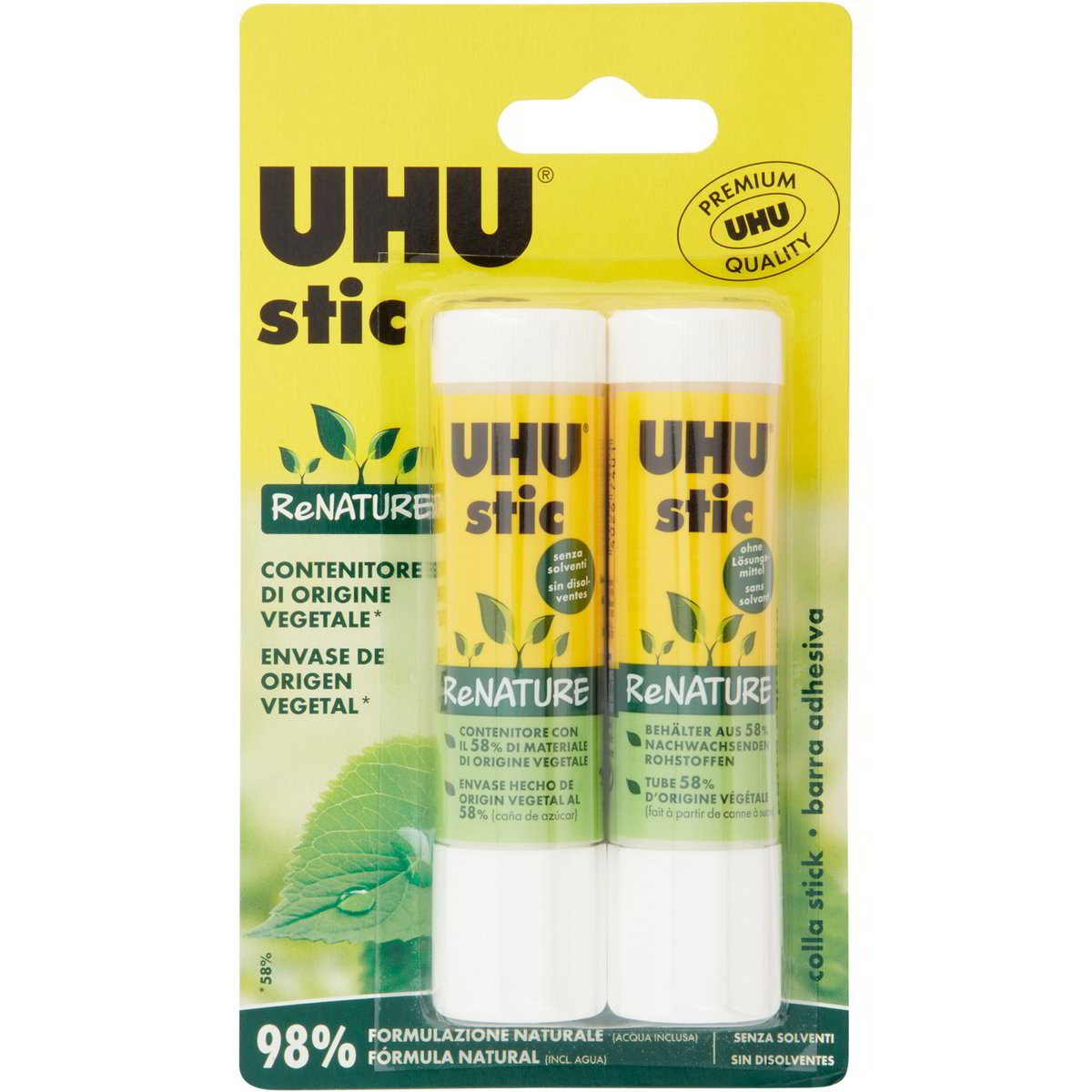 Colla stick renature x2 UHU 21 G - Coop Shop