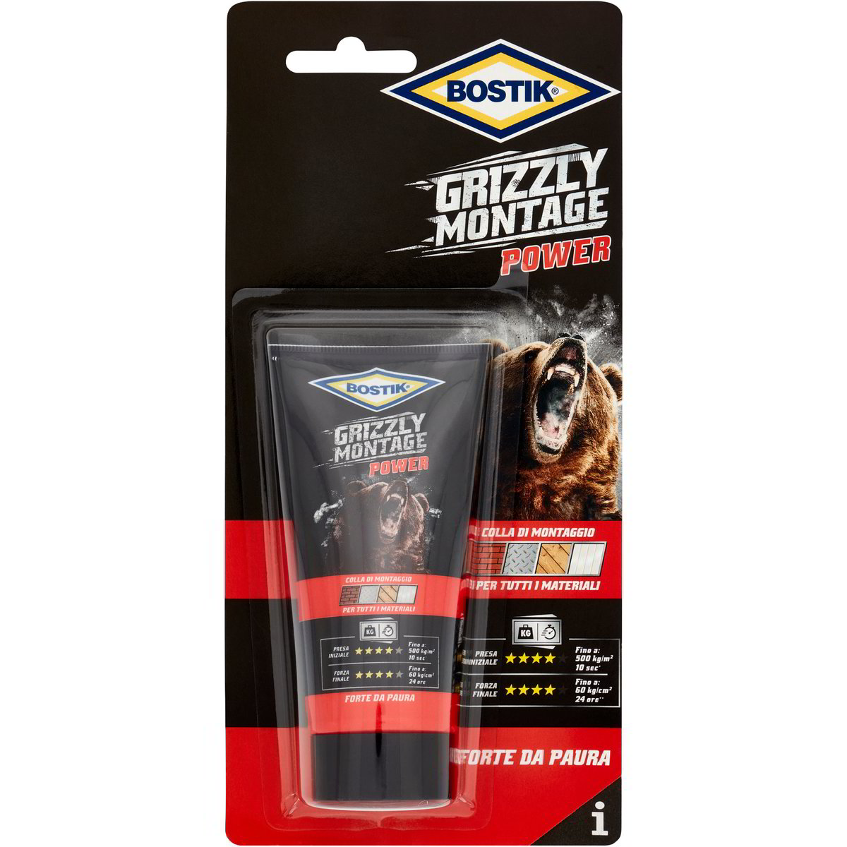 Colla di montaggio grizzly montage power BOSTIK 100 G - Coop Shop