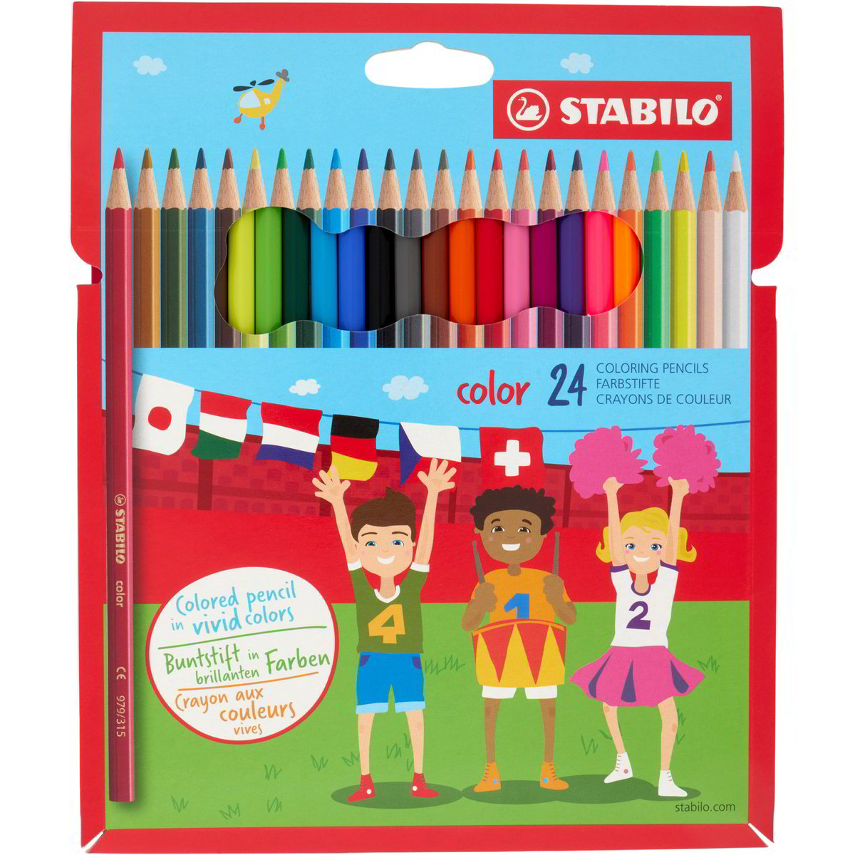 Pastelli colorati x24 STABILO 1 PZ - Coop Shop