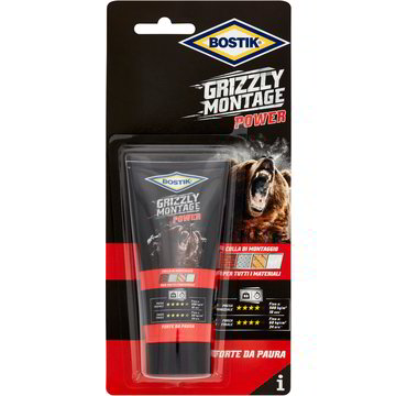 Colla di montaggio grizzly montage power BOSTIK 100 G - Coop Shop